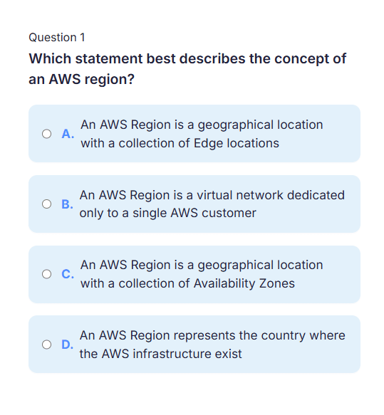 AWS Certified Cloud Practitioner Practice Exams | Practice Questions ...